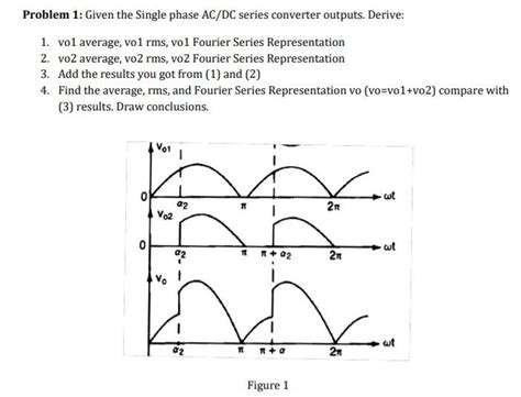 Solved Problem 1 Given The Single Phase AC DC Series Chegg Com