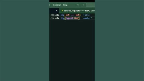 Why Nan Nan Gives False Javascript Fundamentalzz Javascript Webdev Youtube