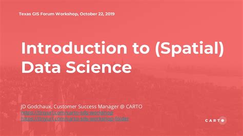 Introduction To Spatial Data Science Speaker Deck