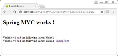Spring Model View Controller Mvc Example