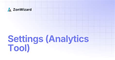 Settings Inventory Tool Zonwizard