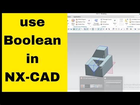 NX CAD Part Design Object YouTube