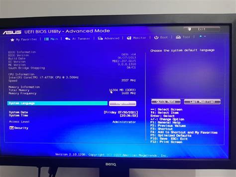Im Stuck In Uefi Bios Utility Advanced Mode Need Help For It Thank You Computerhelp