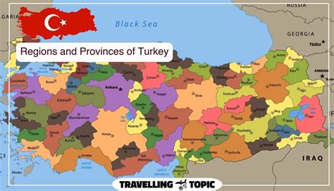 Map Of Turkey And Surrounding Countries Bordering Countries