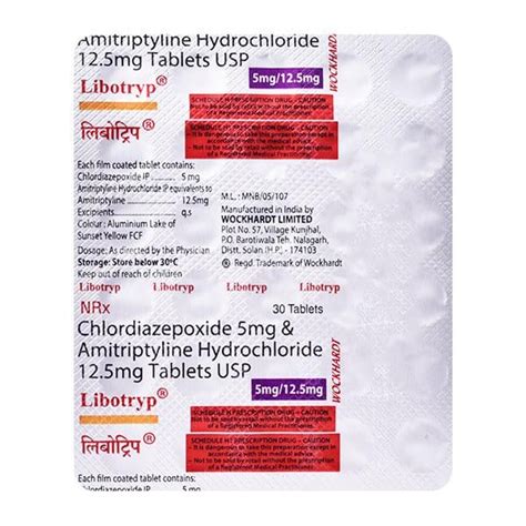 Libotryp 125mg Tablet 30s Price Uses Side Effects And