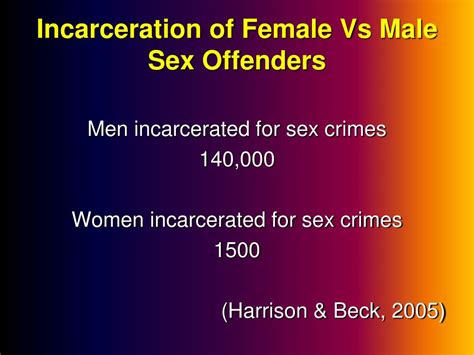 Ppt Female Sex Offenders Powerpoint Presentation Free Download Id