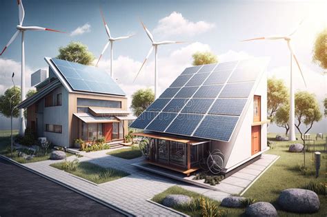 Renewable Energy Solutions Solar Energy Generative Ai Stock Illustration Illustration Of