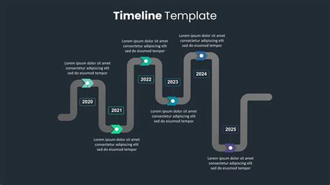 Step Timeline Slides Template SlideKit
