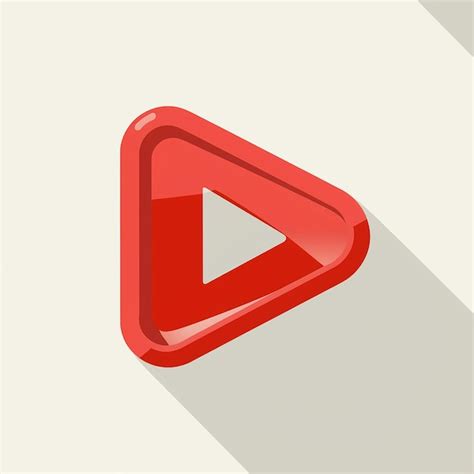 Premium Vector A Red Object With A White Arrow And The Word T In The