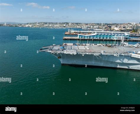 Mighty Uss Midway An Aircraft Carrier Of The United States Navy The Lead Ship Of Its Class