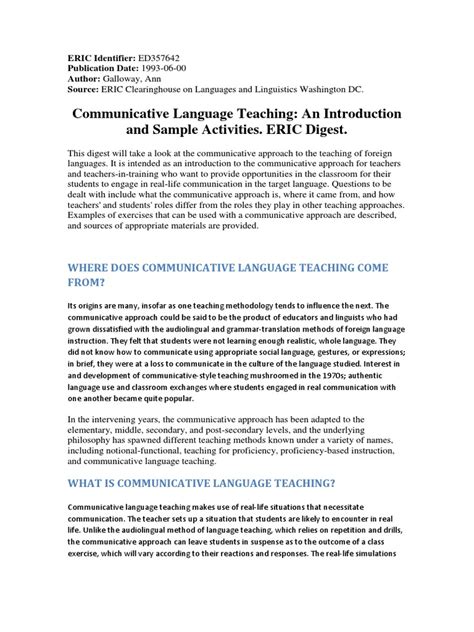 Pdf Communicative Classroomdocx Dokumentips
