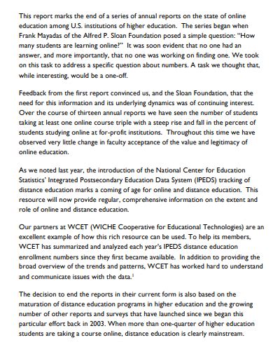 10 Educational Report Examples To Download