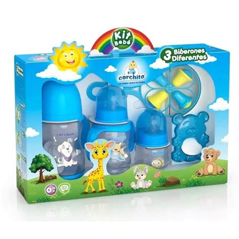 Kit De Teteros Para Bebé Niño Corchitos Éxito