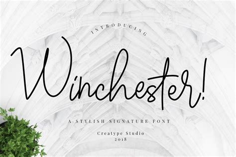 Winchester Signature Style Free Script Font On Behance