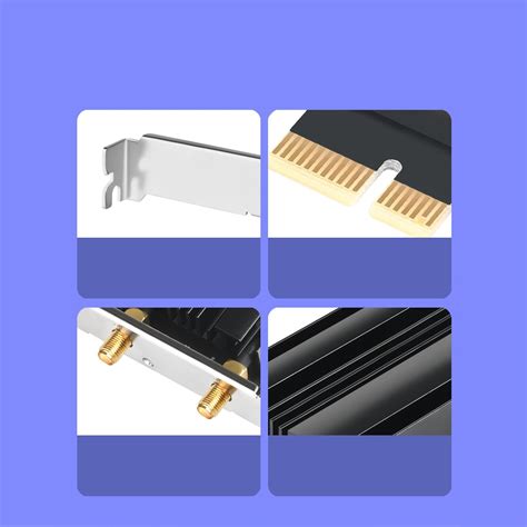 Placa De Retea Wifi E Gigabit Tri Banda Jeswo Bluetooth Emag Ro