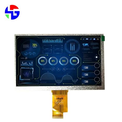 7 0 Inch TFT LCD Full Viewing LVDS Interface 1024x600 Resolution