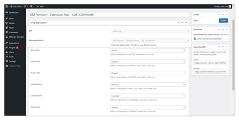 Stripe Ultimate Member