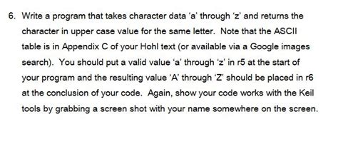Solved 6 Write A Program That Takes Character D Solutioninn