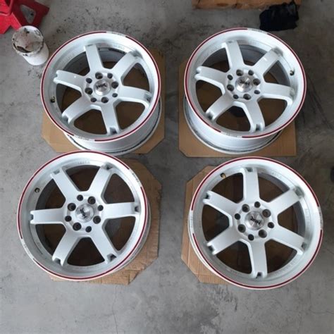 Jual Velg Seken Hsr Rai S3 Te37 Ring 16 Lubang Baut 4 Putih Pnp Mobil Avanza Xenia Mobilio City