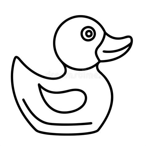 Duck Icon Isolated On White Background Duck Icon Thin Line Outline