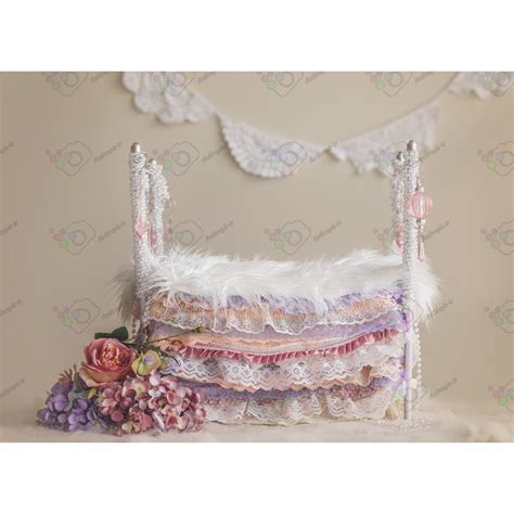 بک دراپ نوزاد تخت خواب پسرونه کد 6022 عکس گراف