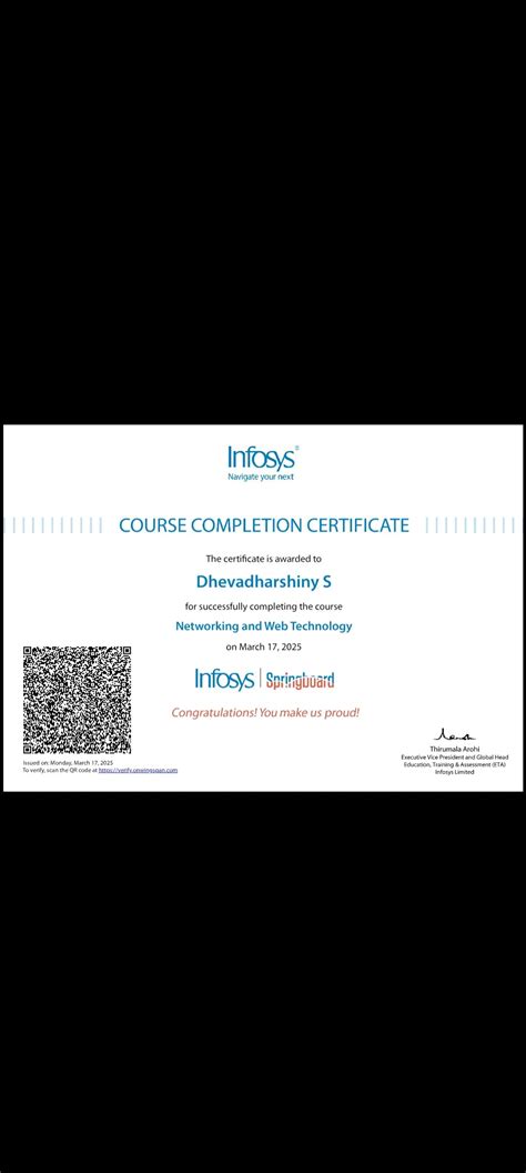 Networking Webtechnology Infosysspringboard Continuouslearning