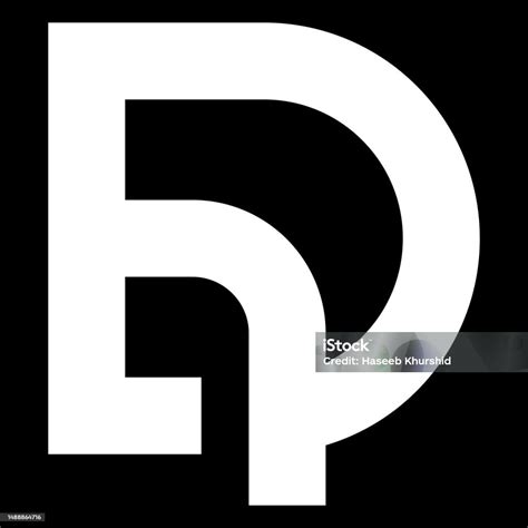 최소한의 Dp 로고 고급 배경에 Pd 편지의 아이콘입니다 Pd 모노그램 이니셜을 기반으로 한 로고 아이디어 전문적인 다양한 문자
