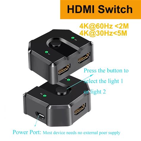 2 Port BI Direction DVI Switch 2X1 Splitter 1X2 DV Vicedeal