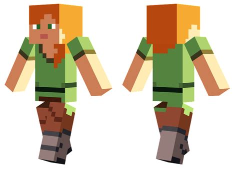 Plastic Alex Minecraft Skins