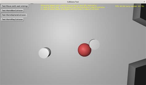 Interactive Example Showing Our Collision Routines Various Engine And Editor Improvements