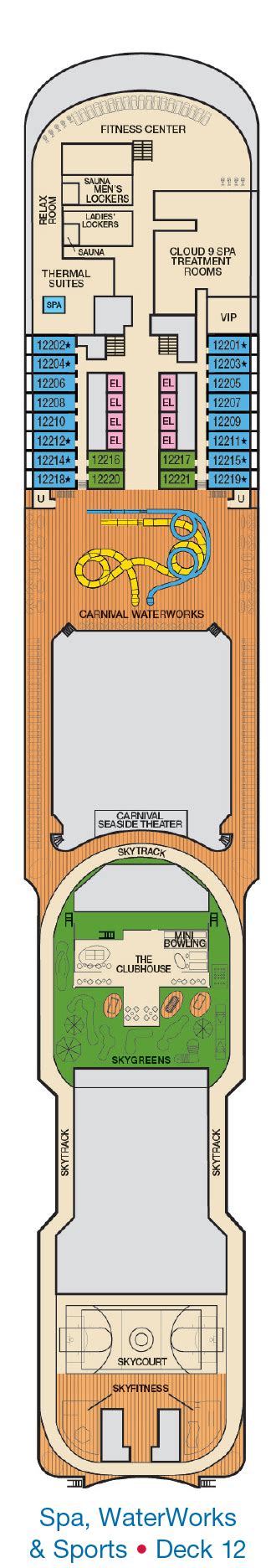 Carnival Panorama Deck Plans Cruiseind