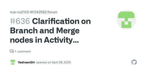 Clarification On Branch And Merge Nodes In Activity Diagrams · Issue