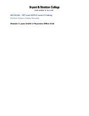 Coding Portfolio Project For Physician Office Visit And Imaging Course Hero