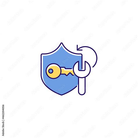 Password Cracking Rgb Color Icon Safeguard Protection Cracker App