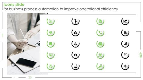 Icons Slide For Business Process Automation To Improve Operational Efficiency Ppt Template
