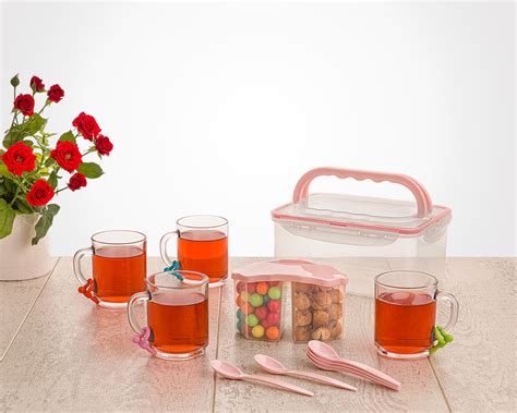 سرویس چای و صبحانه خوری مسافرتی 6 نفره