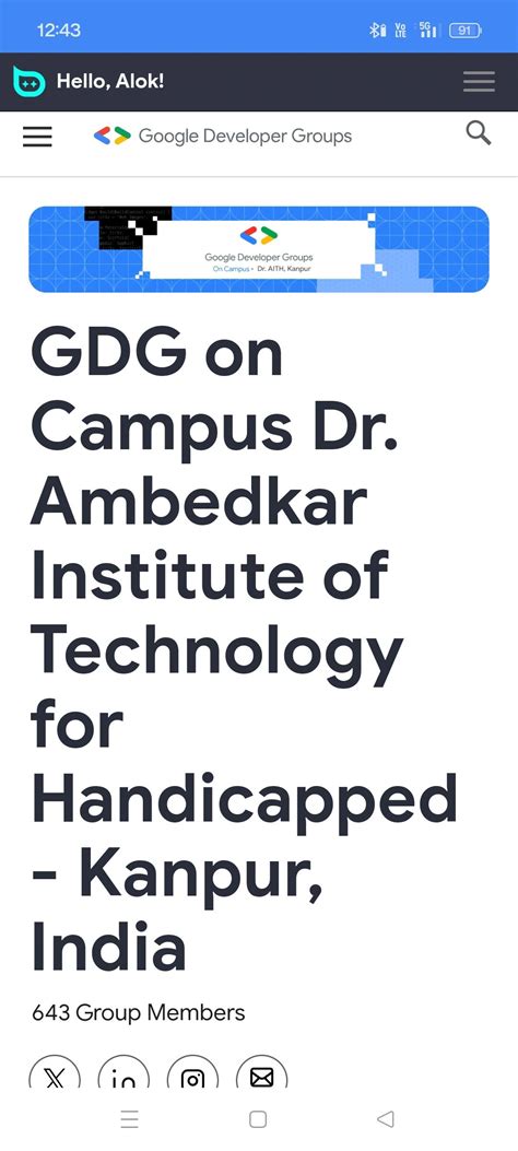 Alok Singh On Linkedin Opensource Leadership Gdg Community Collaboration Innovation