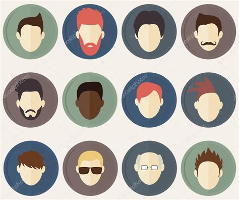 Set From 12 User Icons Stock Illustration By ©smirno 90917468