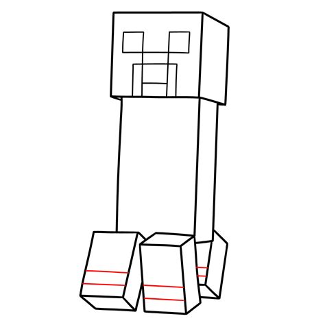 How To Draw Minecraft Creeper