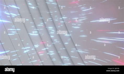 Image Of Light Trails Over White Circles Stock Photo Alamy