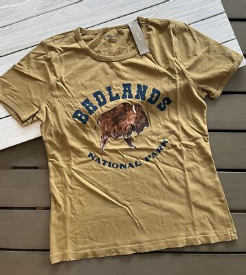 J Crew Womens Badlands National Park Graphic T Shirt Ebay