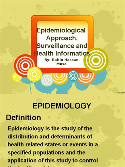 Epidemiological Approach Pdf Epidemiology Preventive Healthcare