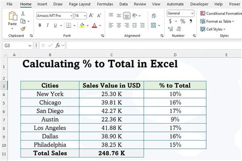 Learn Microsoft Excel On Linkedin Learn How To Calculate To Total In Excel Video Tutorial