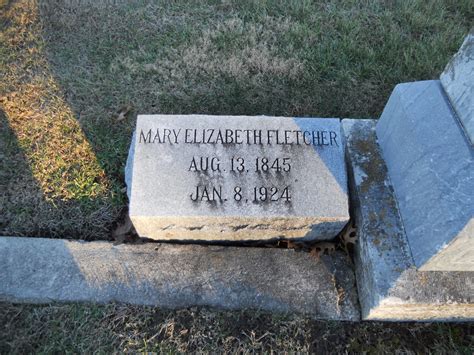Mary Elizabeth Strother Fletcher 1845 1924 Find A Grave Memorial