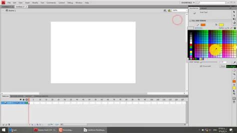 انیمیشن سازی به روش shape tween نماشا