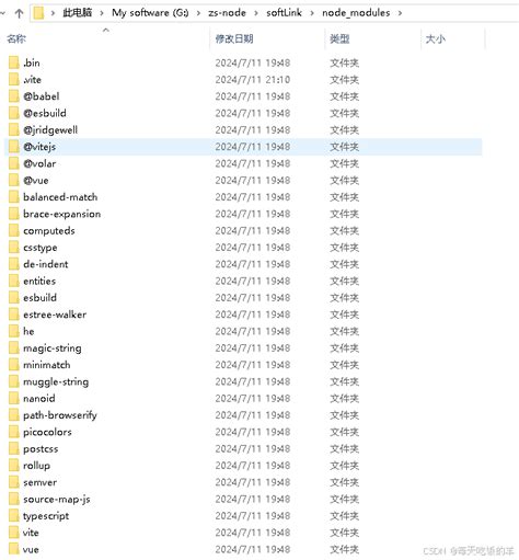 软链接node Modules