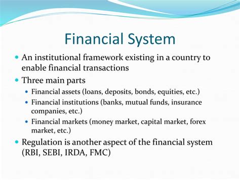 An Overview Of Indian Financial Systempptx
