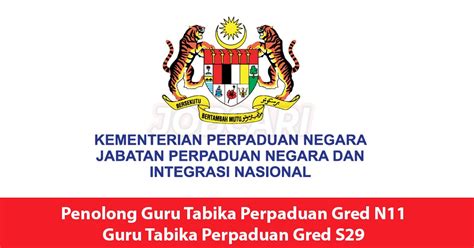 Jawatan Kosong Di Jabatan Perpaduan Negara Dan Integrasi Nasional Jpnin