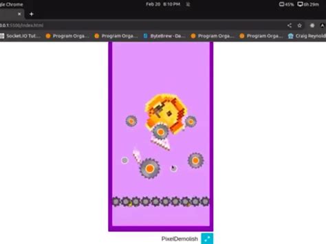 2d javascript game for website upwork