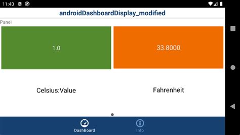Customize Dashboard Widgets Of Android Application Performing Temperature Conversion Matlab